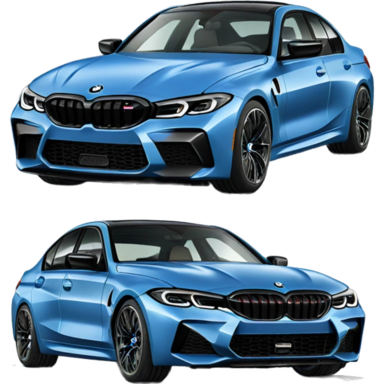 Blue BMW g80 m3 emoji | AI Emoji Generator