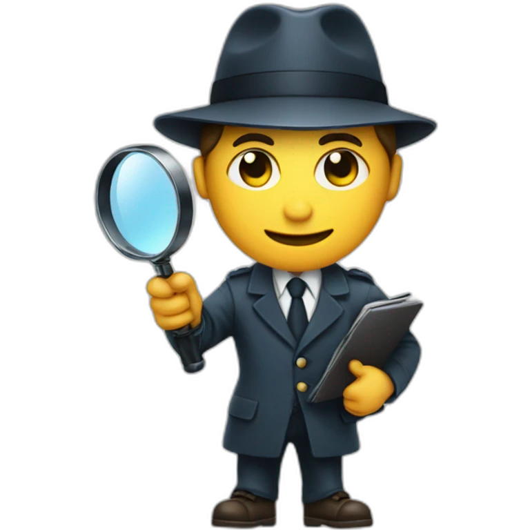 detective holding a magnifying glass emoji | AI Emoji Generator
