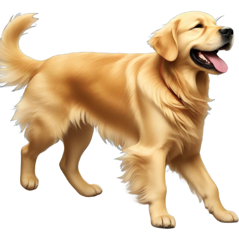 Golden retriever break dancing emoji | AI Emoji Generator