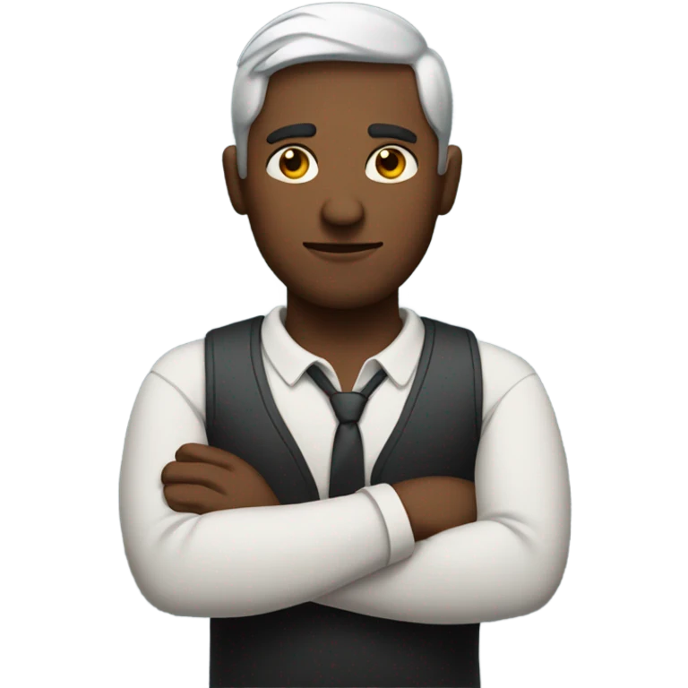 man with crossed arms emoji | AI Emoji Generator