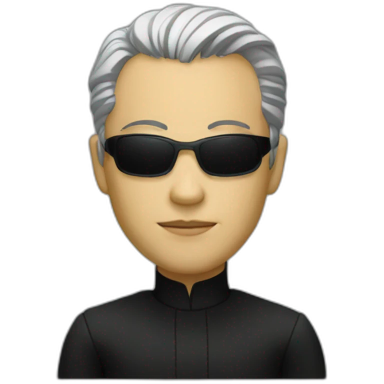 neo in matrix emoji | AI Emoji Generator