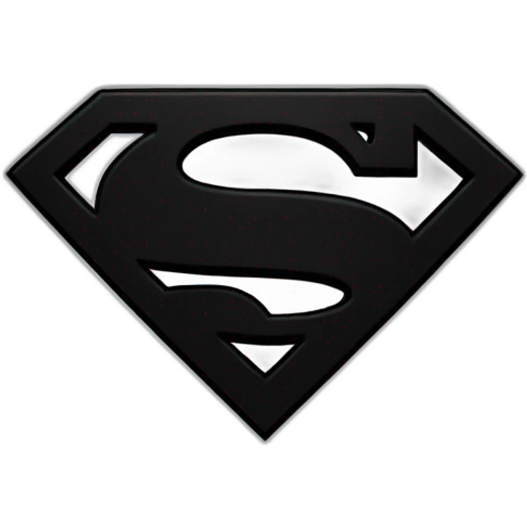 black superman logo emoji | AI Emoji Generator