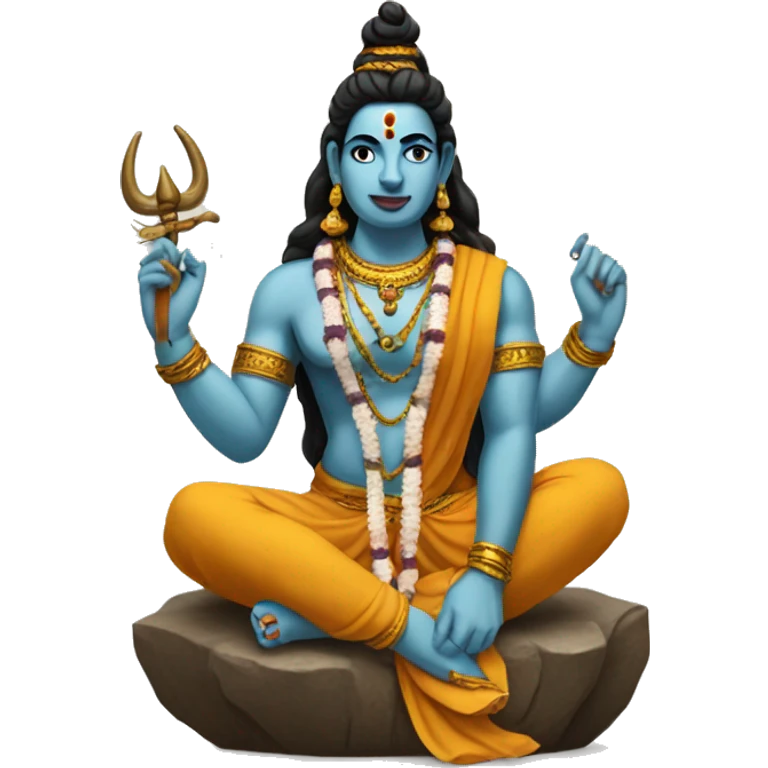 "Shiva parvati sitting in bull" emoji | AI Emoji Generator