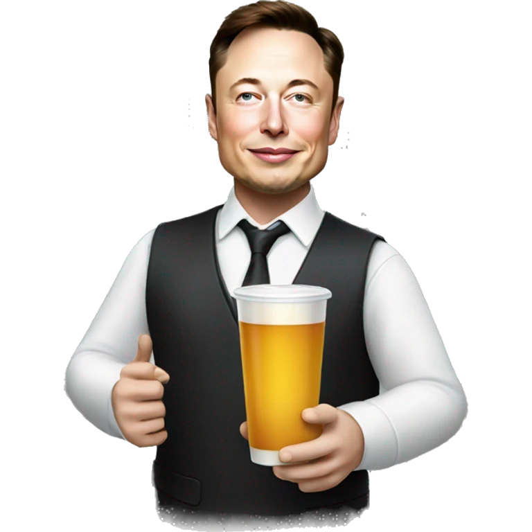Make Elon musk holding prime drink emoji | AI Emoji Generator