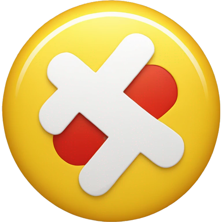 iphone curly loop emoji in yellow color with red cross mark emoji in ...