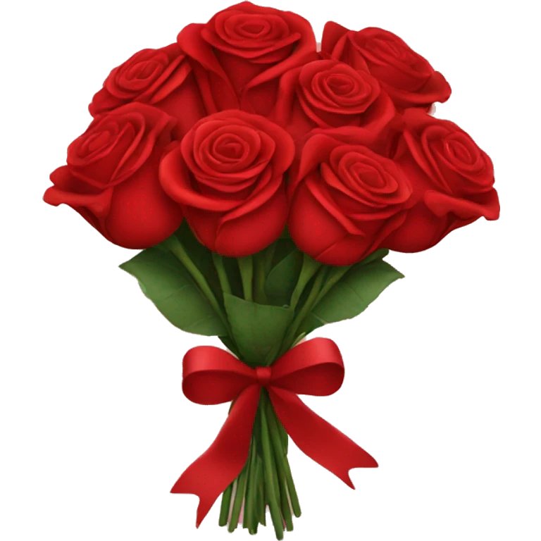 Bouquet of red roses emoji | AI Emoji Generator