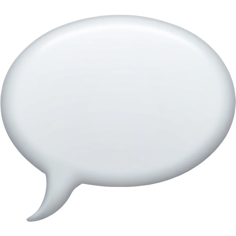 empty speech bubble emoji | AI Emoji Generator