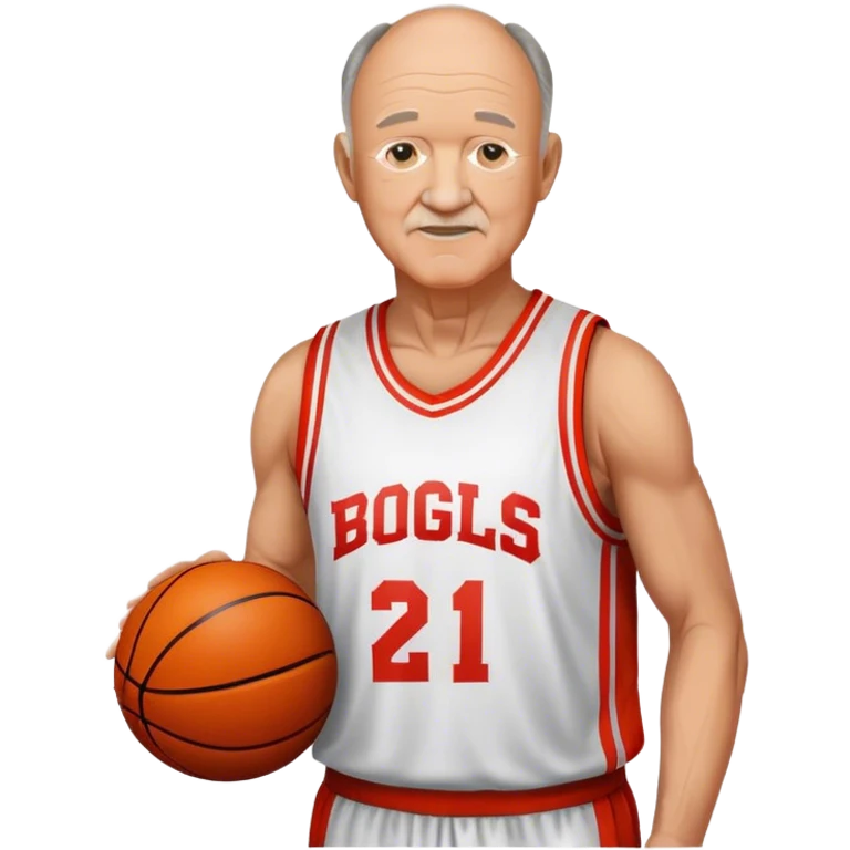Gene Hackman with basketball emoji | AI Emoji Generator