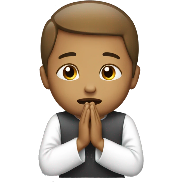 praying with crying emoji | AI Emoji Generator