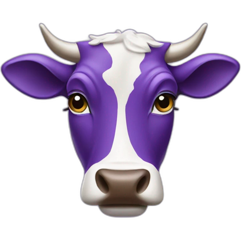 milka purple cow emoji | AI Emoji Generator