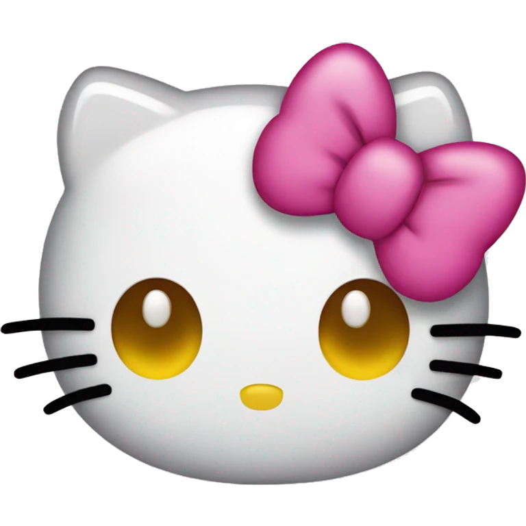 Hello kitty with a smiley face emoji | AI Emoji Generator