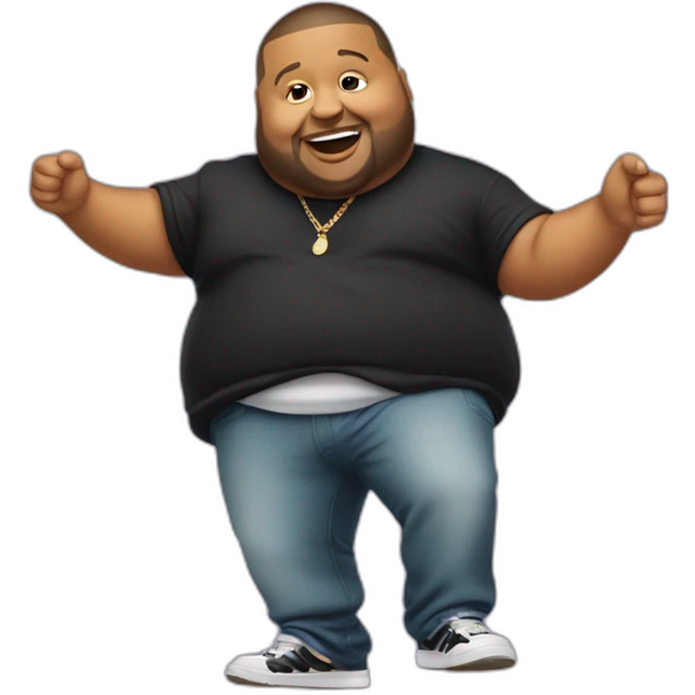 fat dj khaled dancing emoji | AI Emoji Generator