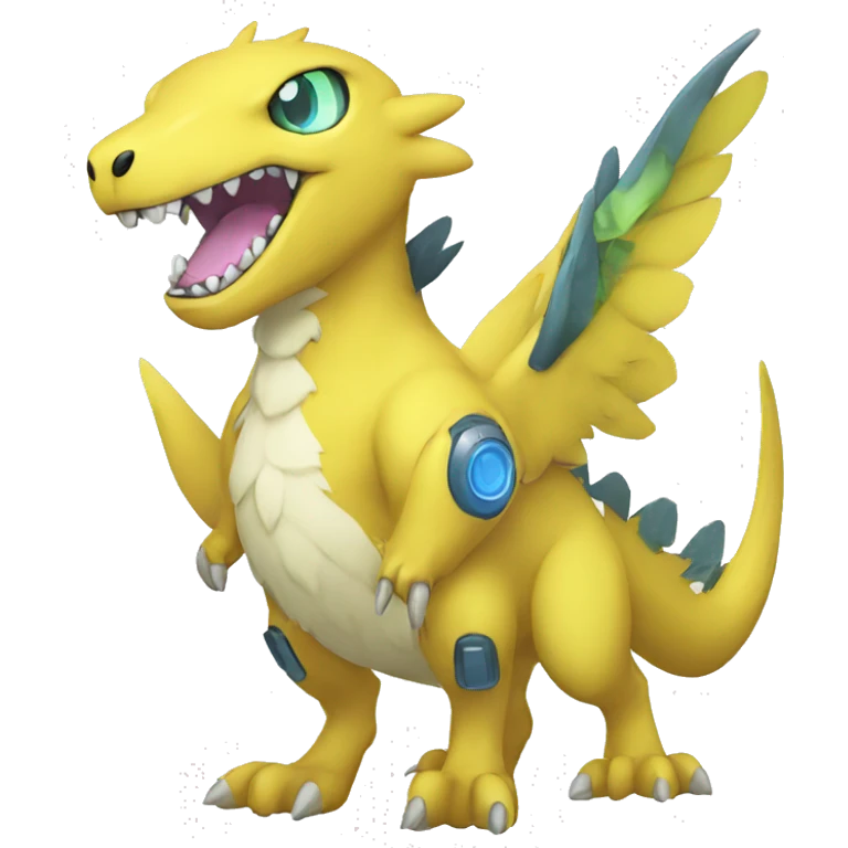 Kawaii cool Digimon-Pokémon-animal full body emoji | AI Emoji Generator