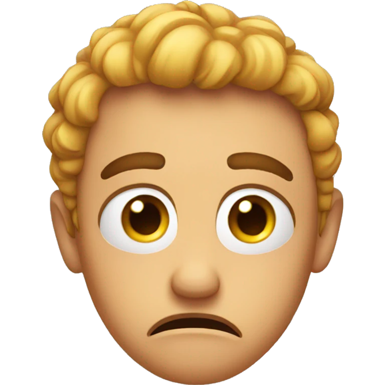 a worried emoji face emoji | AI Emoji Generator
