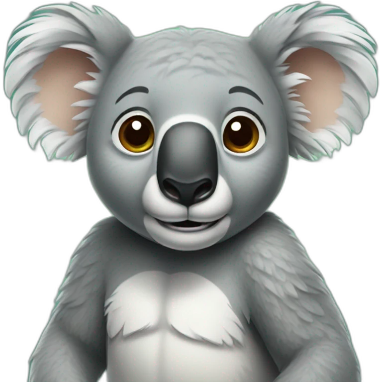 Brave koala emoji | AI Emoji Generator