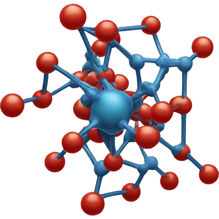 An emoji depicting a molecule with rotating atoms — symbolizes the ...