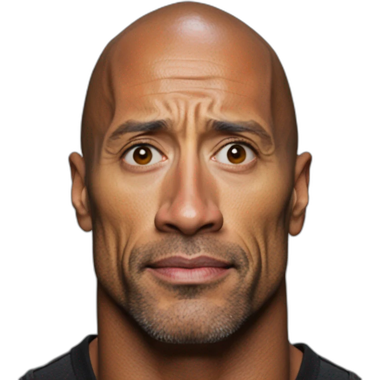 Dwayne johnson eyebrow up meme emoji | AI Emoji Generator