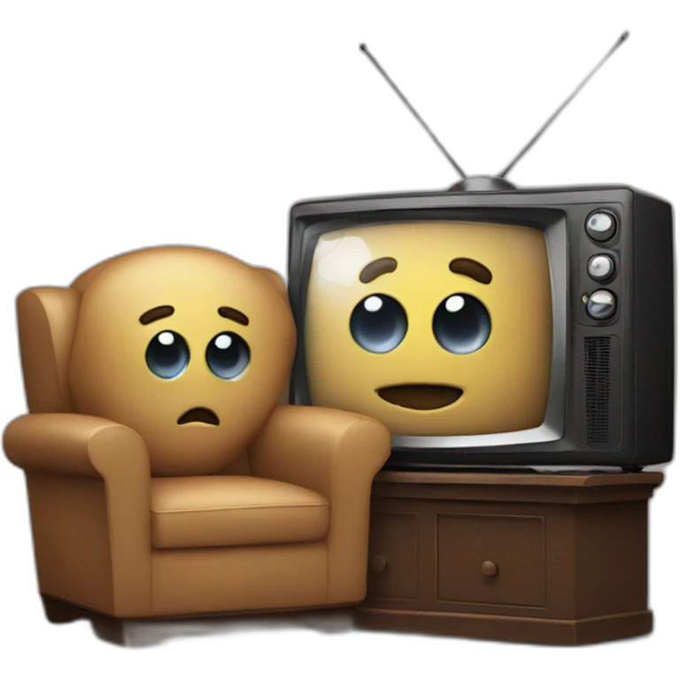 watching tv emoji | AI Emoji Generator