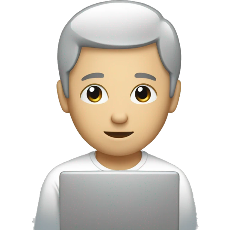 person working on computer emoji | AI Emoji Generator