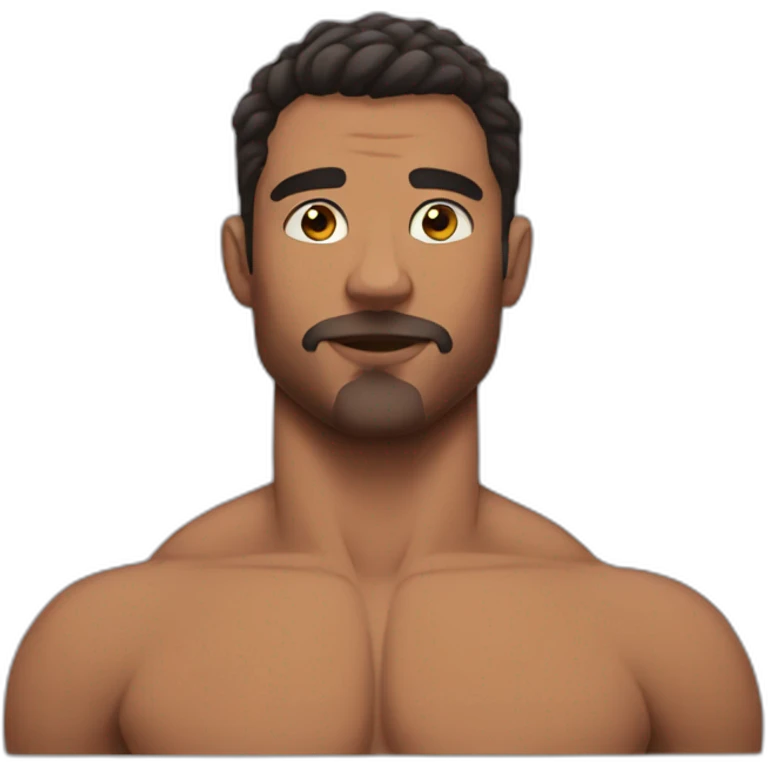 aesthetic muscular guy emoji | AI Emoji Generator