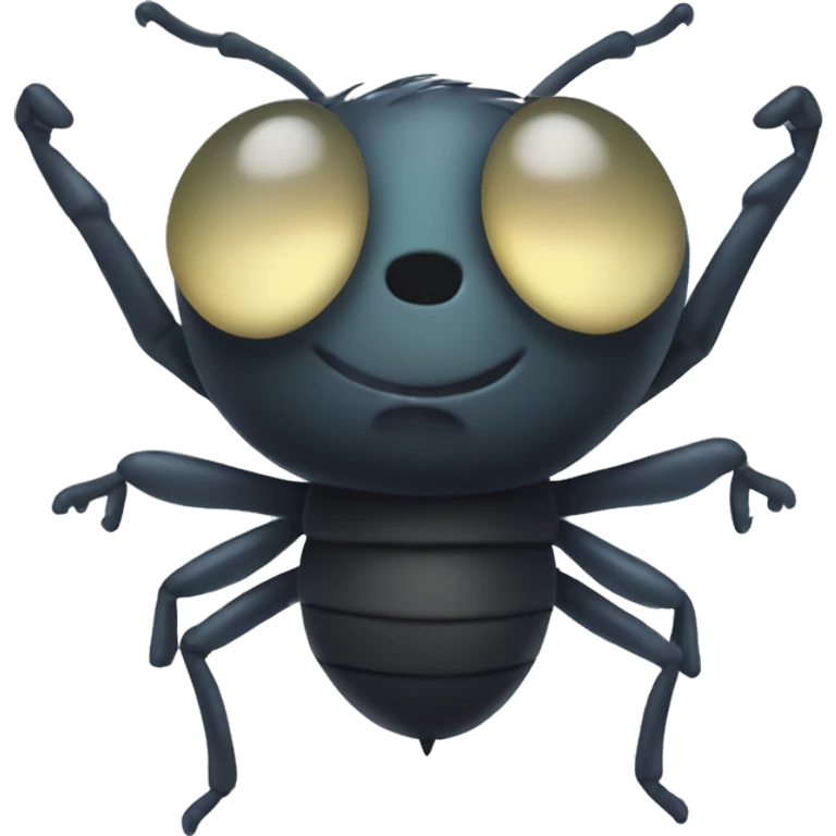 Evil fly rubbing hands together emoji | AI Emoji Generator