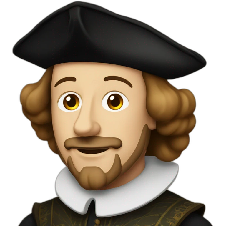 William Shakespeare emoji | AI Emoji Generator