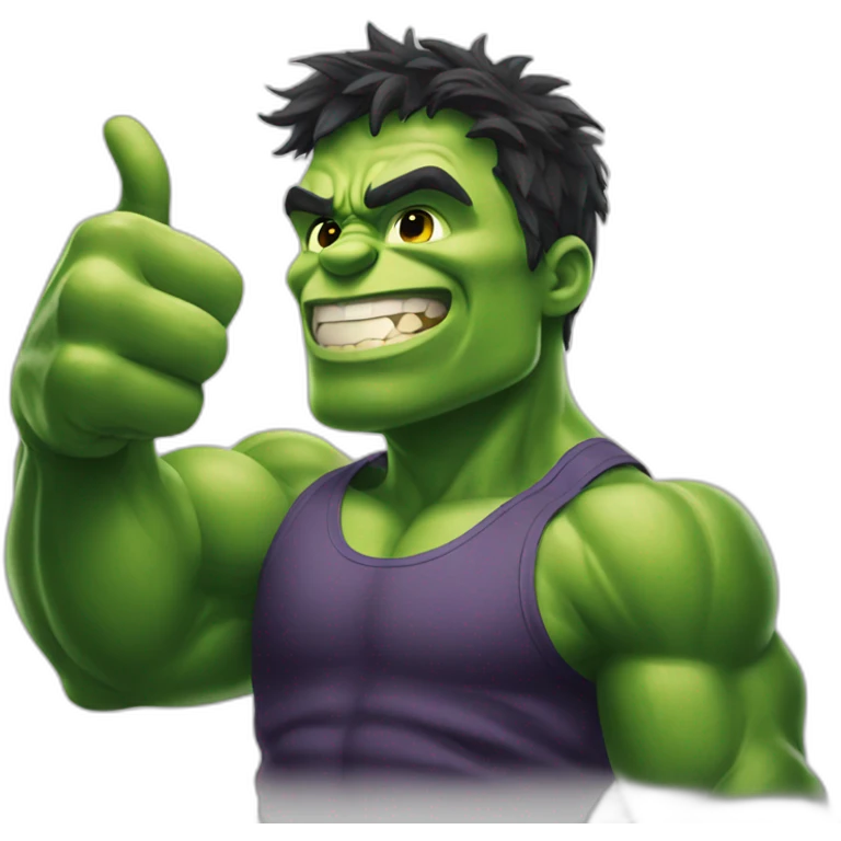 hulk thumbs up emoji | AI Emoji Generator