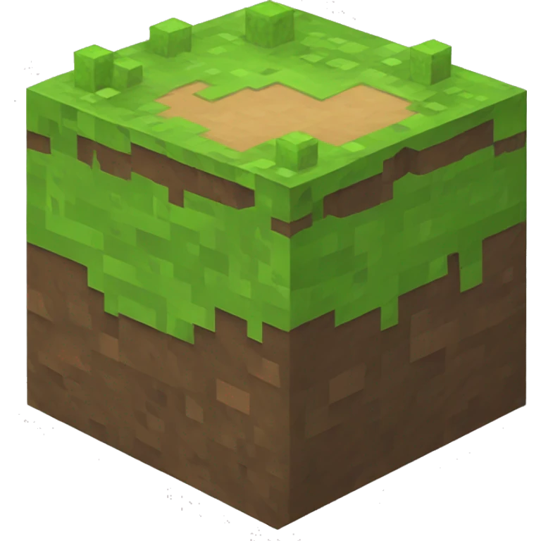 Minecraft dirt block 72x72 emoji | AI Emoji Generator