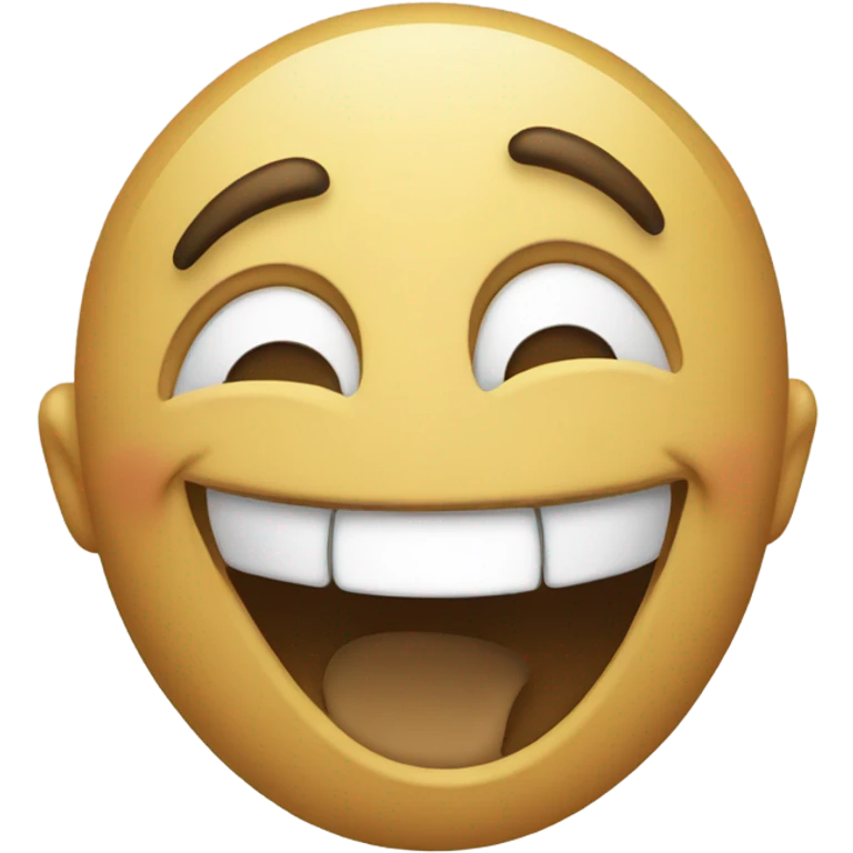 laughing emoji pointing at but white emoji | AI Emoji Generator