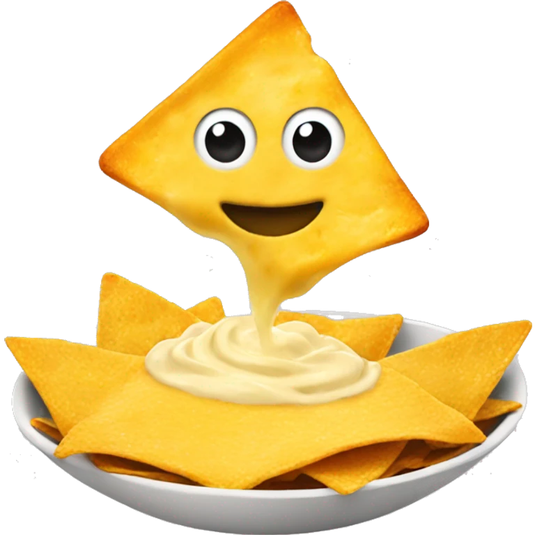 nachos & cheese dip emoji | AI Emoji Generator
