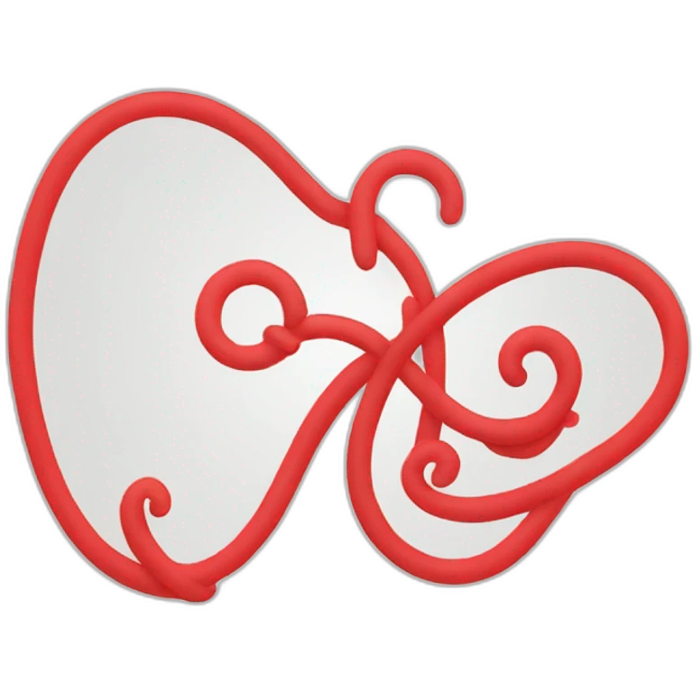 ide red squiggly line emoji | AI Emoji Generator