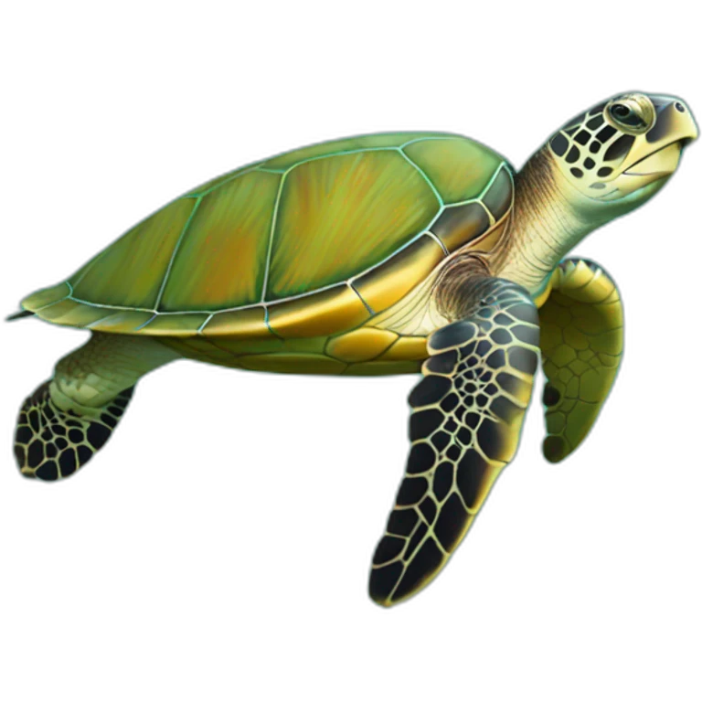 Green sea turtle emoji | AI Emoji Generator