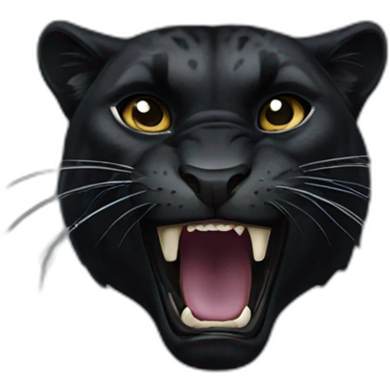 Black panther roar emoji emoji | AI Emoji Generator