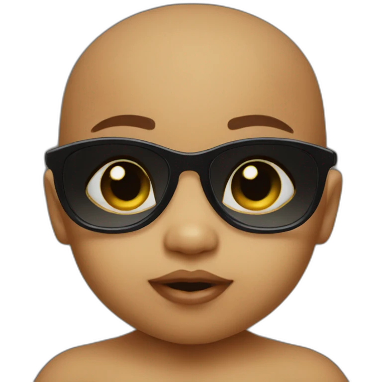 Baby with shades on emoji | AI Emoji Generator