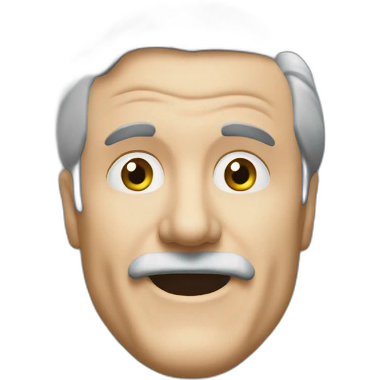 jimmy hill stroking his chin emoji | AI Emoji Generator