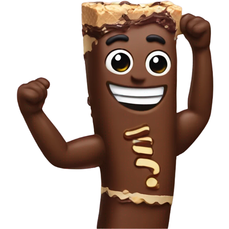 Dancing snickers bar emoji | AI Emoji Generator