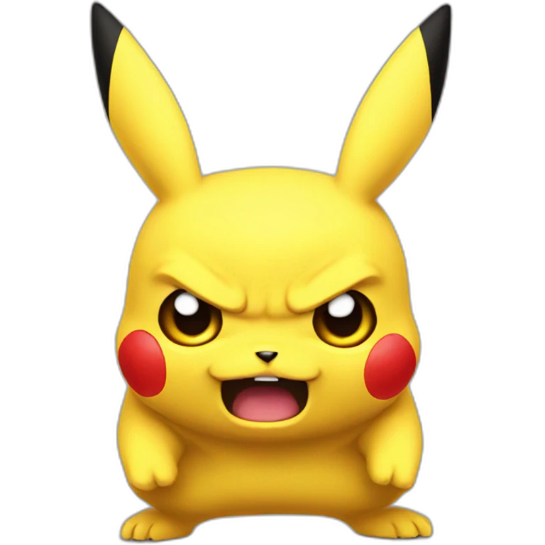 Pikachu angry emoji | AI Emoji Generator