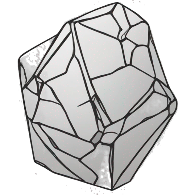black outline of gemstone, simple line drawing, no background, no ...