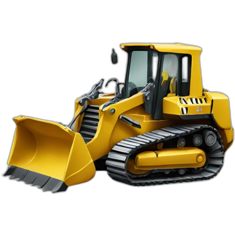 zebra as a bulldozer emoji | AI Emoji Generator