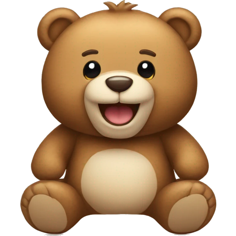 Happy teddy bear emoji | AI Emoji Generator