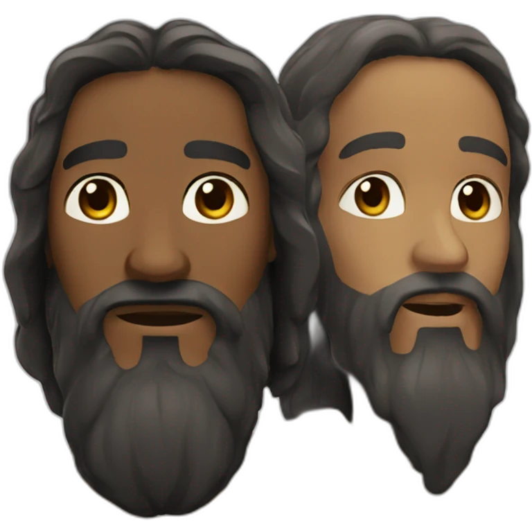 Jesus et Moses emoji | AI Emoji Generator
