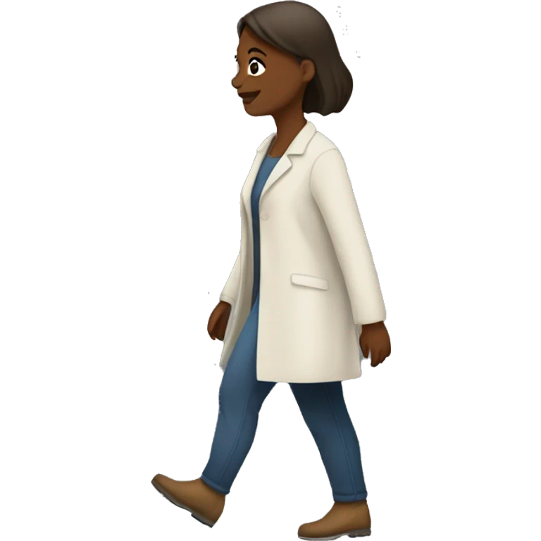 Woman walking to a pit emoji | AI Emoji Generator