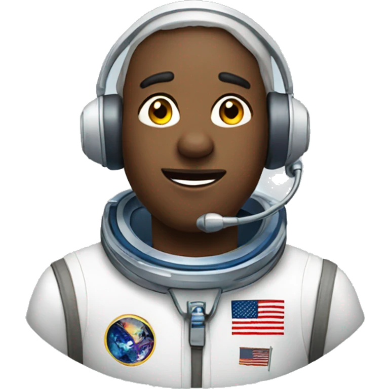 call center astronaut emoji | AI Emoji Generator