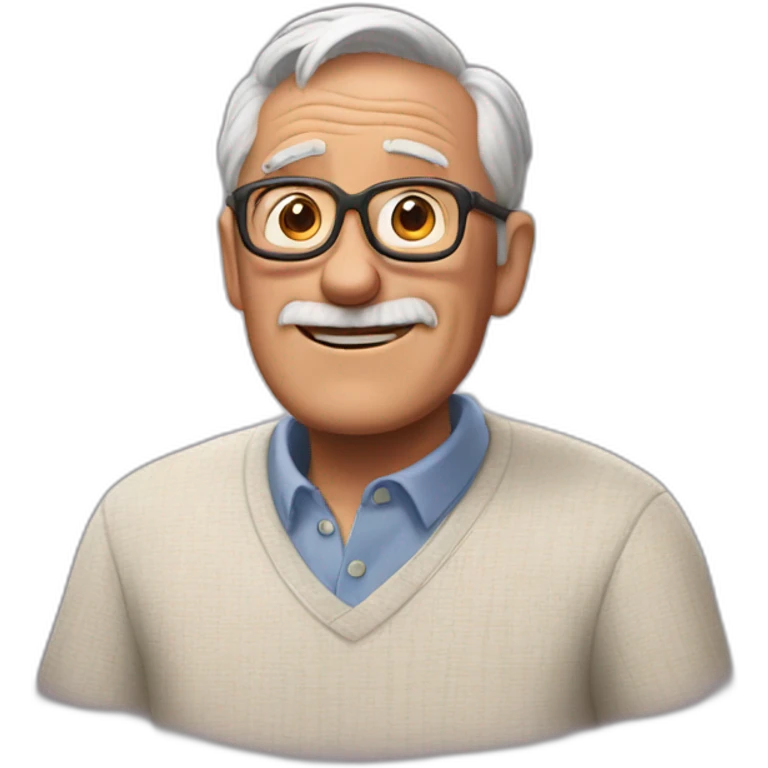 Senior pixar emoji | AI Emoji Generator