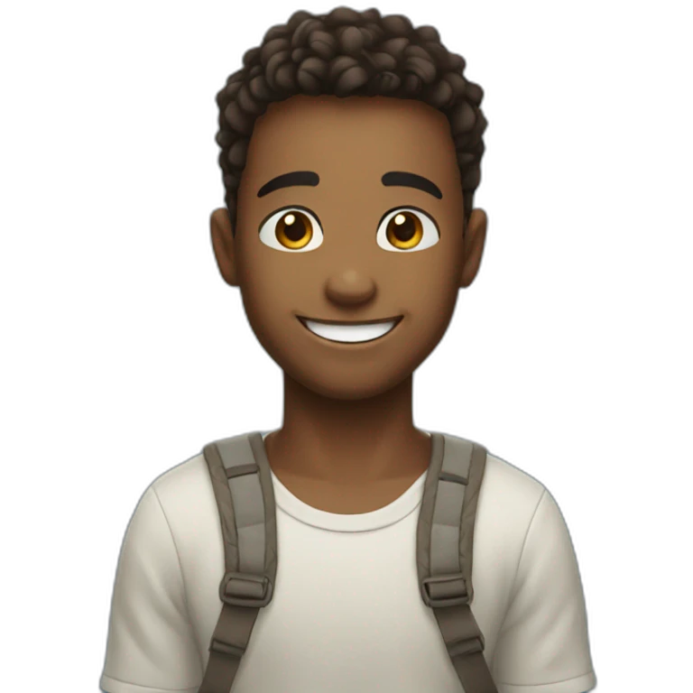 Smile cute boy emoji | AI Emoji Generator