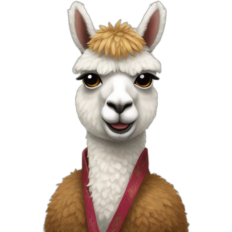 alpaca yakuza emoji | AI Emoji Generator