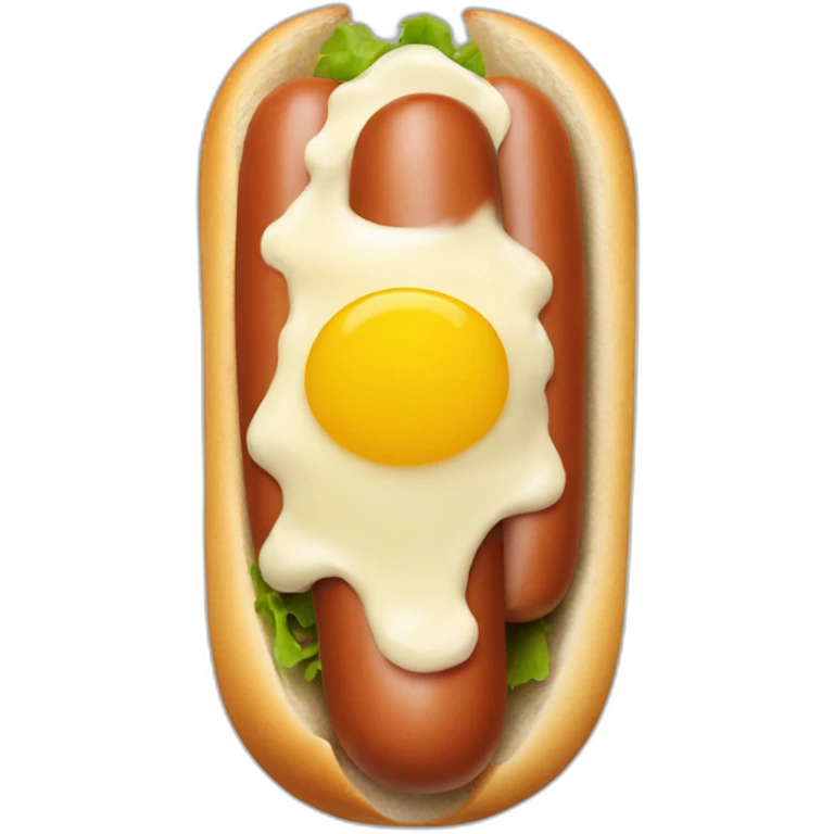 mayonnaise hot dog emoji | AI Emoji Generator