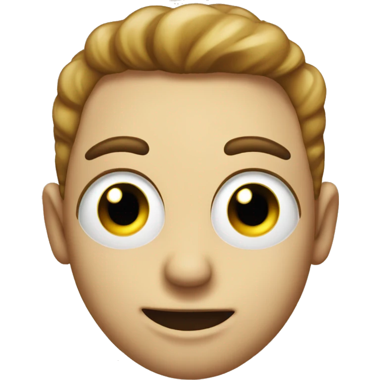 Side eye emoji with a smirk smile emoji | AI Emoji Generator