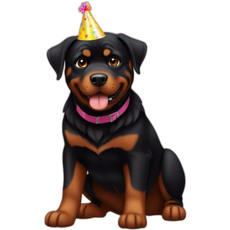 rottweiler birthday emoji | AI Emoji Generator