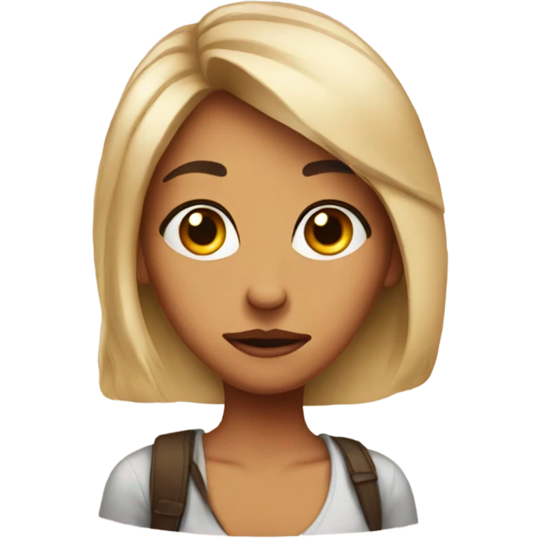 Side eye girl emoji | AI Emoji Generator